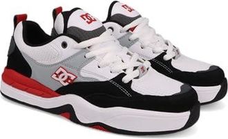 DC DC Chaussures de skate Ascend pour homme, Noir/gris/blanc, 36.5 EU