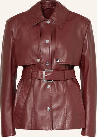 Sportmax Sportmax Lederjacke Tenzone rot