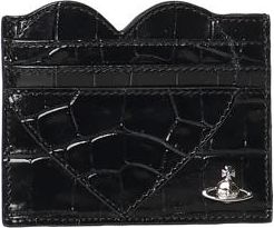 Vivienne Westwood Femme, Accessoires, Noir, Taille: ONE Size Heart Card Holder