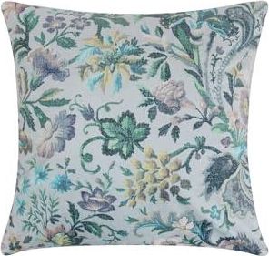 Gardinia Sehlbach Kissen Paisley Blumenprint, Gr&uuml;n, 45 x 45 cm Kissen, Weiches Material, Abnehmbarer Bezug, Inklusive F&uuml;ll, Zeitlose Klassik, Modernes Design, 