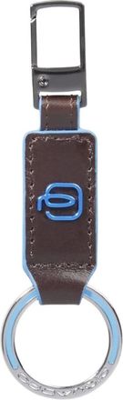 Piquadro Homme, Accessoires, Brun, Taille: ONE Size Porte-cl&eacute;s mousqueton
