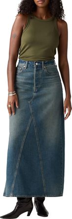 Levi's Iconic Long Skirt W/Slit Long Gone