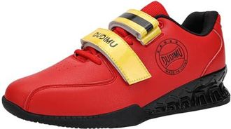 Generic Baskets Dhalt&eacute;rophilie pour Hommes, Chaussures De Musculation Antid&eacute;rapantes Et R&eacute;sistantes &Agrave; lusure pour Squat Et Deadlift,Rouge,43 EU