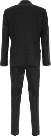 Dolce & Gabbana Wool-Blend Check Pant Suit