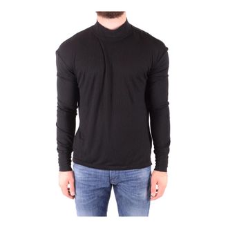 Diesel Langarm-T-Shirt - - Tops - Herren - Schwarzk - XS