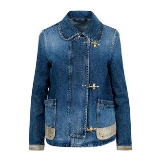 Fay 3-Haken-Denimjacke - - Jackets - Damen - Blau - L