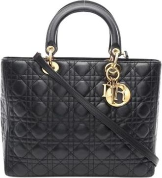 Dior Sac &agrave; main vintage Pre-owned - Femme - Pre-owned - Noir - Taille: ONE Size