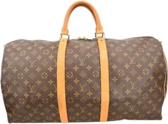 Louis Vuitton unisex, Pre-owned, Brun, Taille: ONE Size Pre-owned Keepall bandouliere bag