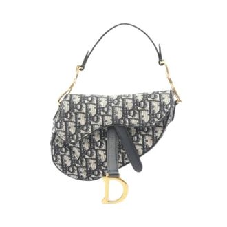 Dior Pre-owned Saddle Mini Oblique Jacquard Handtasche - - Pre-owned - Damen - Blau - ONE SIZE