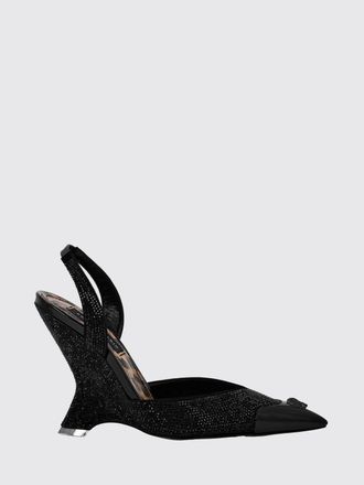 Philipp Plein Kristallverzierte Slingback-Pumps aus Veloursleder mit hohem Absatz