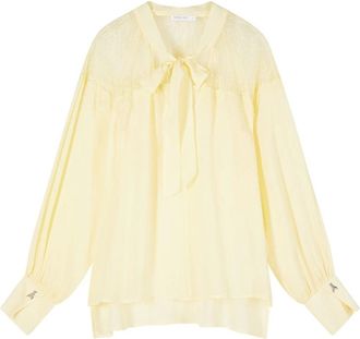 Patrizia Pepe Femme, Blouses et Chemises, Blanc, Taille: 36 FR Party Time Blouse