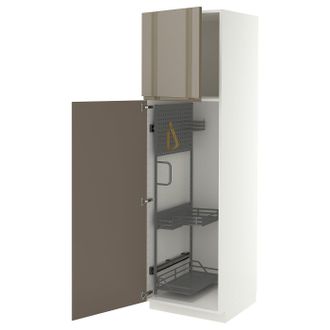 IKEA METOD Hochschrank mit Putzschrankeinr
