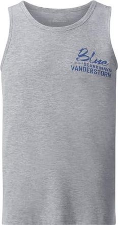 Jan Vanderstorm Homme Débardeur Felton Gris Argenté, 6XL (XXXXXXL) - 76/78