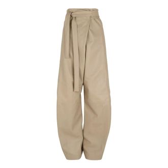 Cortana Femme, Pantalons, Beige, Taille: 38 FR Pantalon en cuir Rocco