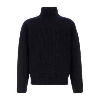 Ferragamo Homme, Pulls, Bleu, Taille: M Pull &agrave; col roul&eacute;