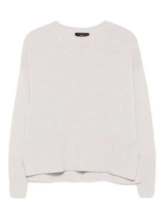 Incentive! Cashmere pull à col rond - Gris