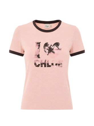 Chlo&eacute; Chlo&eacute; T-shirt en coton imprim&eacute;