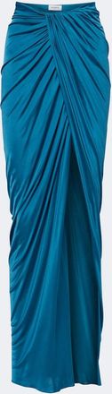 Balmain Jupe longue en satin