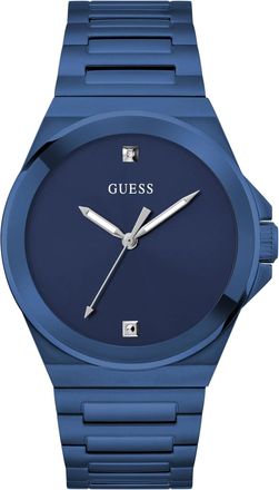 Guess Uhren - Quarz-Analoguhr Vinyl - Gr. unisize - in Blau - f&uuml;r Damen