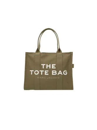 Marc Jacobs Womens Tote Bag Slate Green Cotton - Tote-Bags