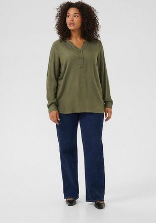 Kaffe Curve Langarmbluse Langarm-Bluse KCsida Gro&szlig;e Gr&ouml;&szlig;en