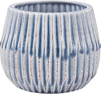 Butlers Blumentopf &Oslash; 12cm Steinzeug -Patterson- Pflanzentopf f&uuml;r innen und au&szlig;en | &Uuml;bertopf zur Dekoration von Balkon, K&uuml;che, Fensterbank, Pflanzregal, Wohnzi