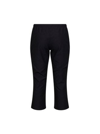 Gucci Womens Capri Pants Gg Jacquard Black Polyamide Trousers