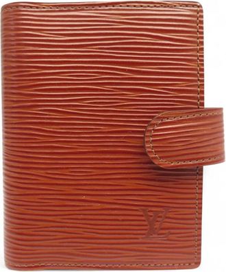 Louis Vuitton Portemonnaie - NEUE LOUIS VUITTON MINI EPI LEDER AGENDADECKEL KAR - Gr. unisize - in Braun - f&uuml;r Damen