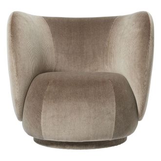 Ferm Living Fauteuil en velours Rico Ferm Living