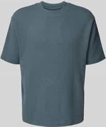 Mc Neal T-Shirt mit geripptem Rundhalsausschnitt