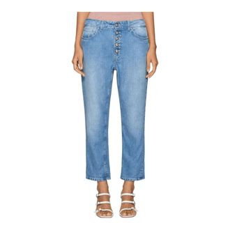 Dondup Femme, Jeans, Bleu, Taille: W31 Jean en denim classique avec boutons bijoux