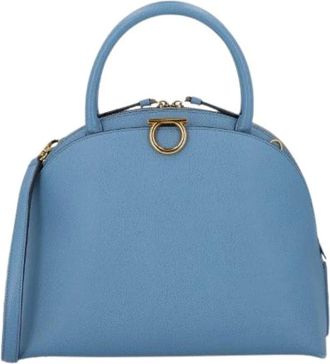 Ferragamo Handbag Pre-owned - Femme - Pre-owned - Bleu - Taille: ONE Size