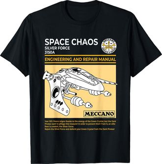 Meccano Silver Force Raider Modellreparaturhandbuch Retro T-Shirt