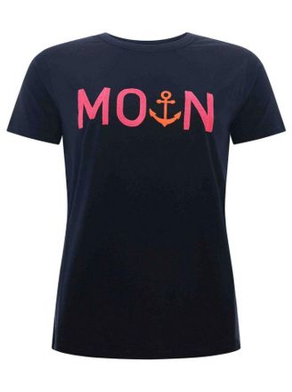 Zwillingsherz T-Shirt MoinZH Kurzarm, Rundhalsausschnitt, Stickerei, Baumwollmischung