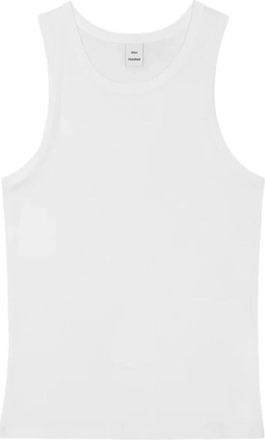 Won Hundred D&eacute;bardeur &agrave; col rond en maille fine - Homme - Tops - Blanc - Taille: S