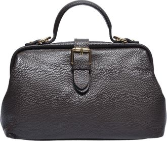 Anna Luchini Kastanienbraun Rindsledertasche