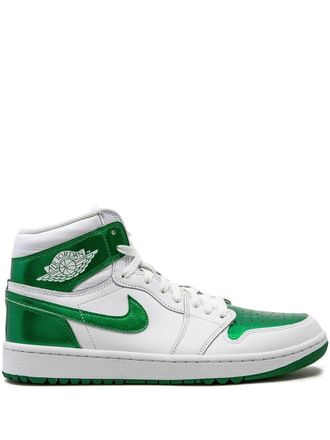 Nike Jordan baskets montantes Air Jordan 1 Golf Metallic Green - Vert