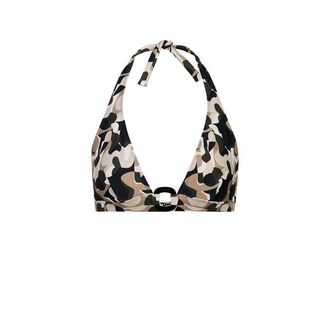 D Nu D Haut de maillot de bain triangle &agrave; imprim&eacute; camouflage