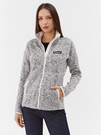 Columbia Fleecejacke W Sweater Weather Full Zip Grau Regular Fit