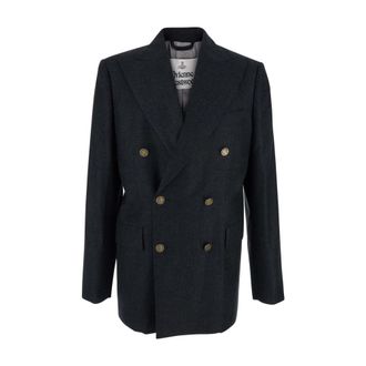 Vivienne Westwood Zweireihige Jacke - - Jackets - Herren - Grau - M