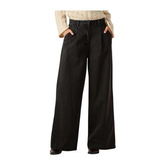 Modstr&ouml;m Stilvolle Wide Leg Jeans f&uuml;r Frauen - - Jeans - Damen - Grau - M