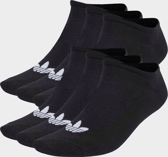 adidas Sportsocken ADIDAS ORIGINALS TREFOIL LINER, 6 PAAR, Damen, Gr. S (37/39), schwarz, Obermaterial: 73% Baumwolle, 24% Polyester, 2% Elasthan, 1% sonstig