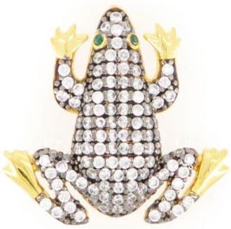 Begum Khan Mini Frog Ohrring - Nude