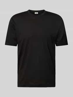 Drykorn T-Shirt mit geripptem Rundhalsausschnitt Modell GILBERD