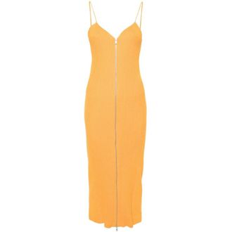 Jil Sander Femme, Robes, Orange, Taille: 38 FR Robe Zipp&eacute;e Mango