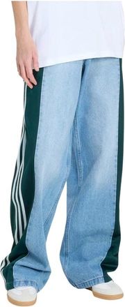 adidas Femme, Jeans, Bleu, Taille: 36 FR Athletic Dept Denim Firebird