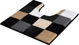 Kleine Wolke 5426926129 WC-Vorleger Caro 55 x 55 cm schwarz
