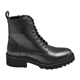 Janet & Janet 45mm Schn&uuml;r-Plateau-Kampfstiefel - - Shoes - Damen - Schwarzk - 37 EU