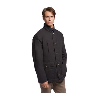 Brooks Brothers Gewachste Baumwolljacke - - Jackets - Herren - Schwarzk - M