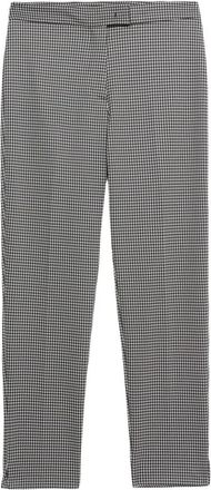 Oltre Femme, Pantalons, Gris, Taille: 38 FR Pantalon Cigarette Jacquard